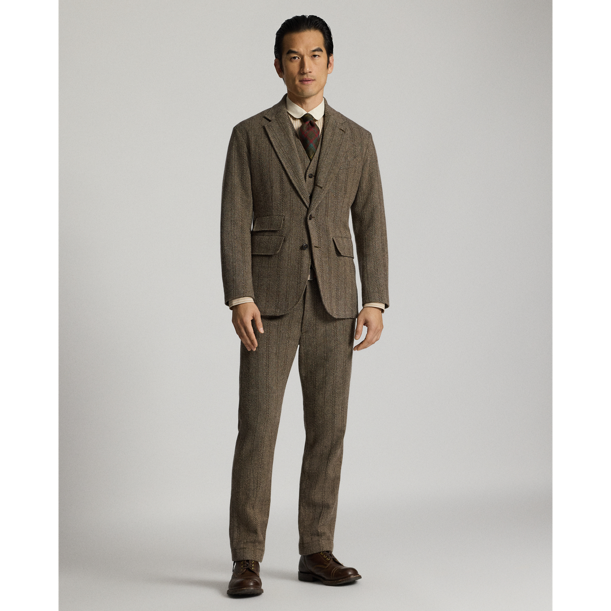 RALPH LAUREN unconstructed herringbone sport coat